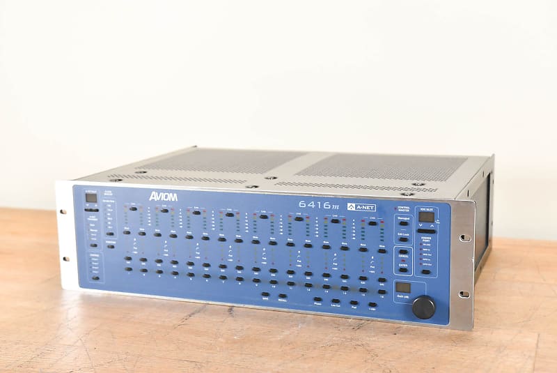 Aviom 6416m 16-Channel Mic Input Module CG004KB | Reverb