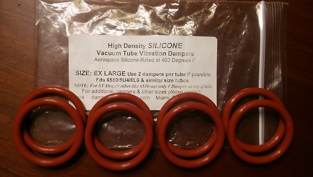Tube Vibration Damper Rings fits 6L6 / 6550 / 5U4 set of 8 | Reverb