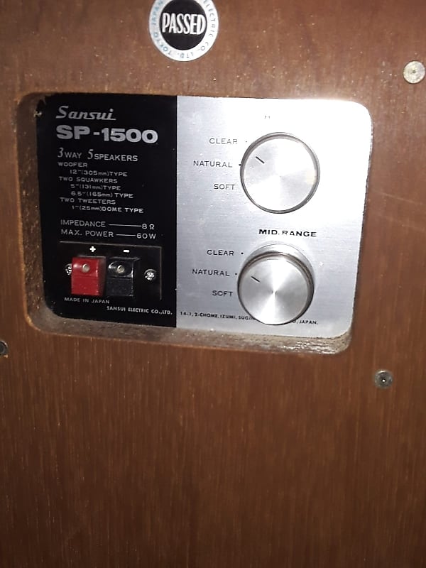 Sansui SP1500 1960 to 1974 Wood Veneer | Reverb