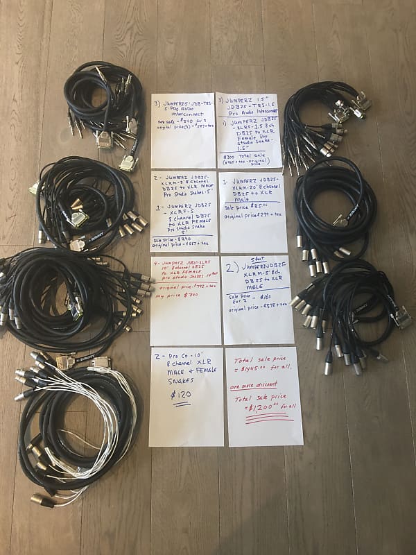 Patch bay cables JumperZ BUNDLE | Reverb