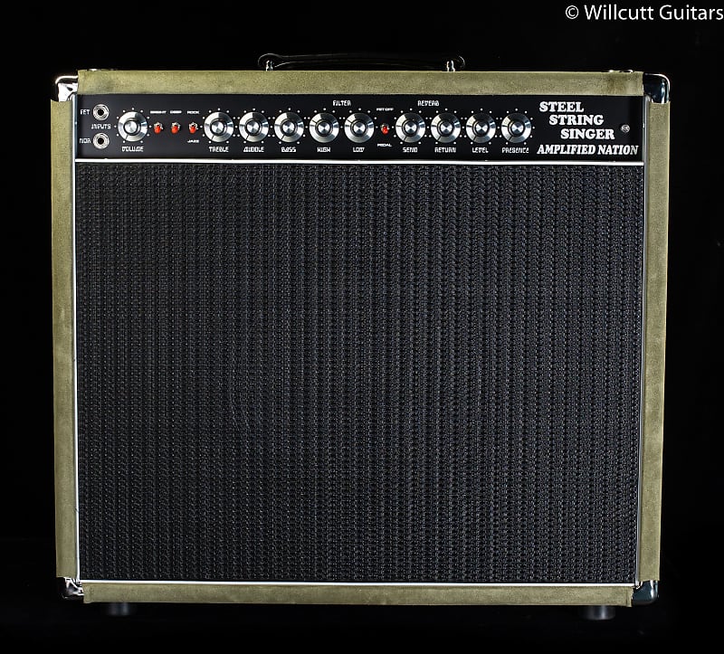 Amplified Nation Steel String Singer 50W Combo Moss Suede | Reverb