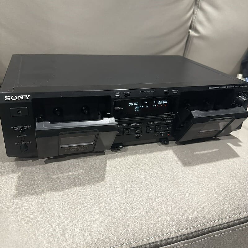 Sony TC-WE435 Dual Stereo Cassette Deck Tested Works Great | Reverb