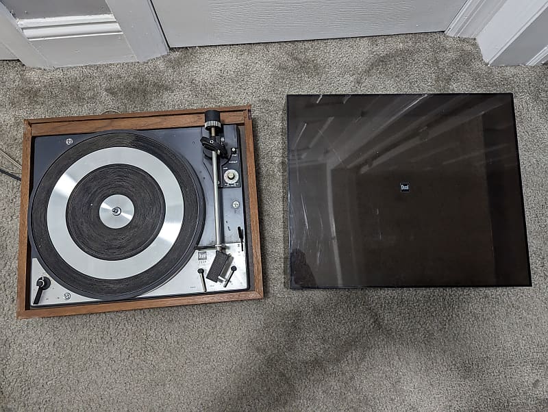 Dual 1219 Idler Drive Turntable -70's - Wood Grain Case | Reverb