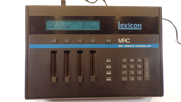 Lexicon MRC Midi Remote Controller :: PCM 70, LXP-1 and LXP-5 | Reverb