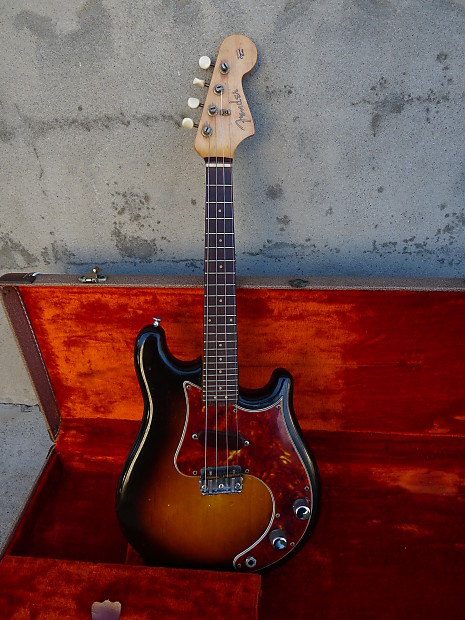 VINTAGE 1960 FENDER MANDOCASTER ELECTRIC MANDOLIN ORIG. CASE | Reverb