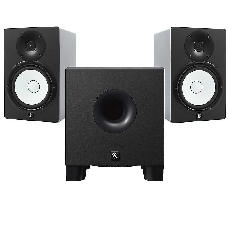 Yamaha HS8 Powered Studio Monitor Pair with Hs8s Subwoofer | Reverb