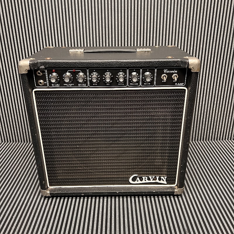 Carvin X-60B Early 6L6 Version Amp 1980's - Black Tolex | Reverb