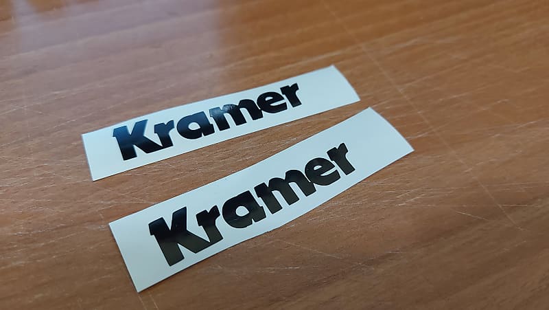 Kramer Vinyl Decal Sticker x2 (two pieces!) | Reverb