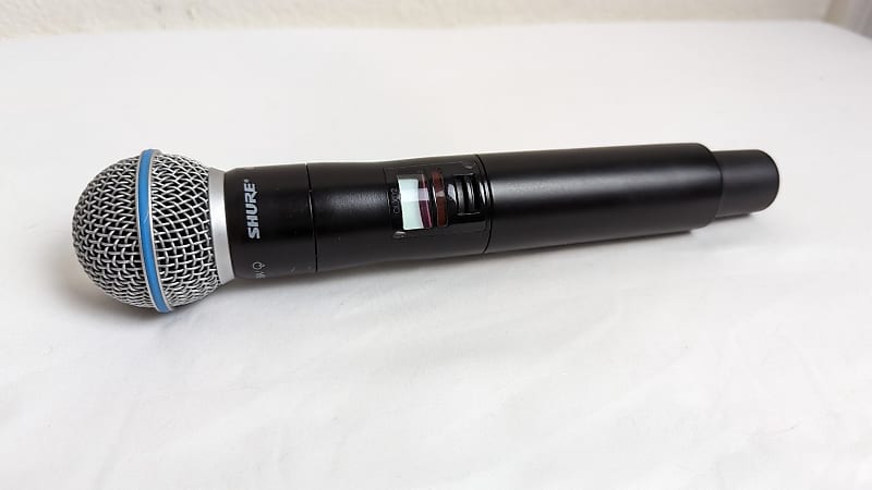 Shure QLXD2/BETA58A Wireless Handheld Microphone Transmitter | Reverb