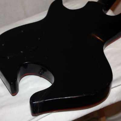 very rare Burnside by Guild Warrior 1980s - black | Reverb