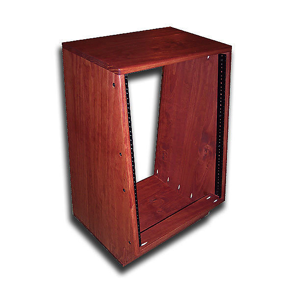 Nice-Racks 12-Space Slanted Handmade Wood Studio Rack, pick | Reverb