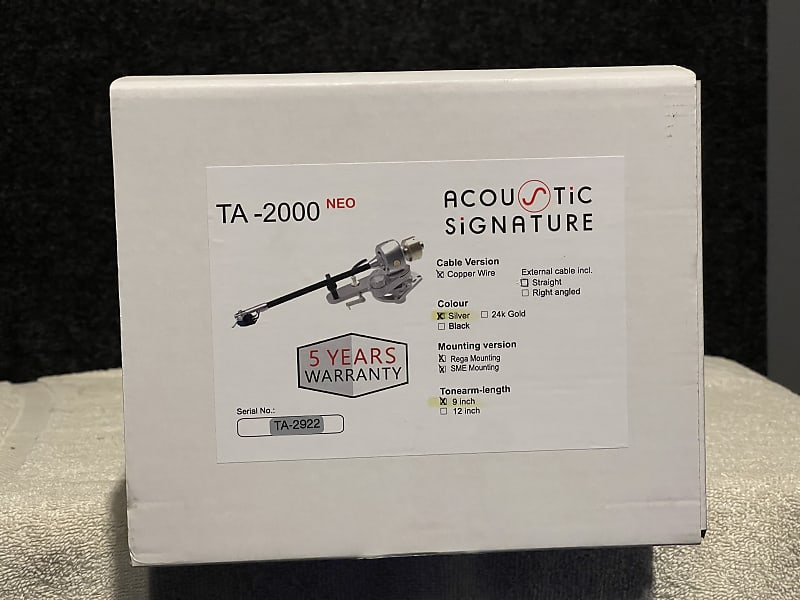 Acoustic signature TA-2000 Neo Tonearm 9” | Reverb