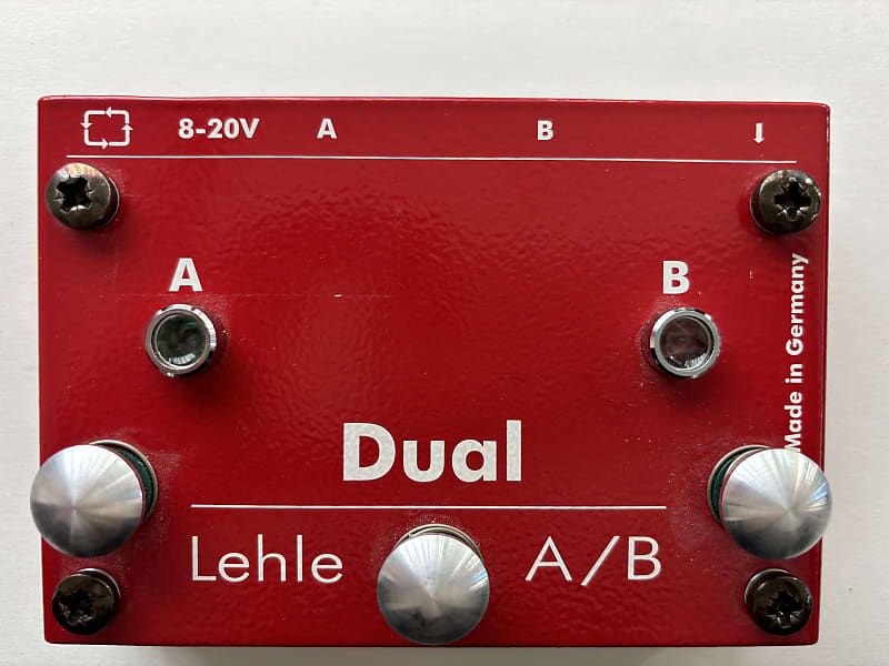 Lehle Lehle DUAL A/B/ALL footswitch 2012 - Red Enamel | Reverb