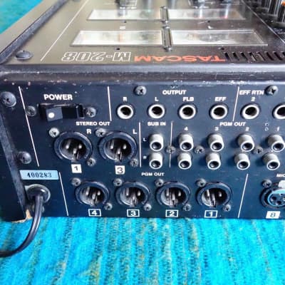 Tascam M-208 8 Channel Stereo Mixer - 80's Analog - Serviced | Reverb