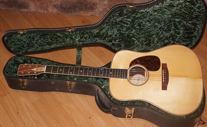 Roy Noble Acoustic Guitar Dreadnought Adirondack / Brazilan | Reverb