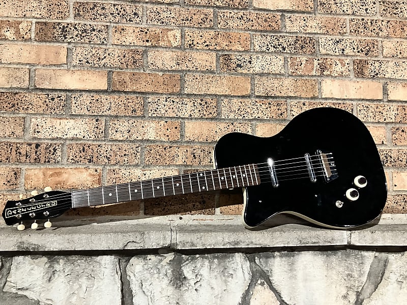 1999 Danelectro Guitar BLACK ‘56 U2 | Reverb