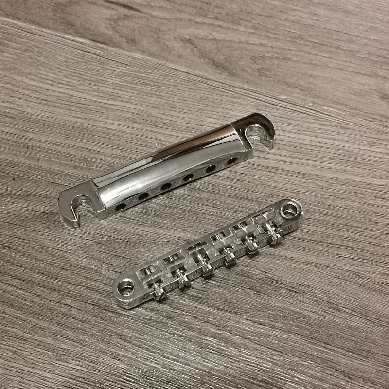 Epiphone Les Paul Style Tune-O-Matic Bridge - Chrome | Reverb Canada