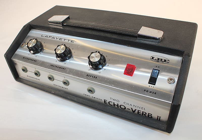 Lafayette Echo-Verb II Two Channel Spring Reverb • 1960s • | Reverb