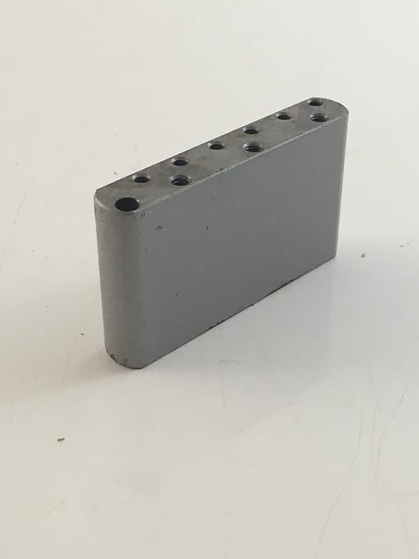 Vintage Rolled Steel Fender Lefty Tremolo Strat Bridge Block | Reverb