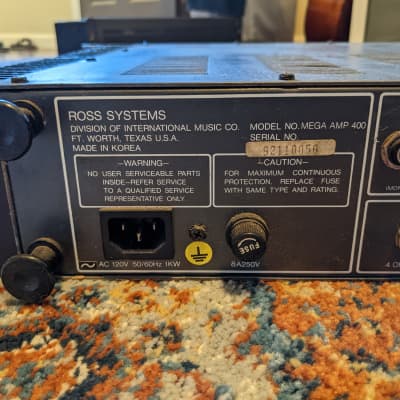 Ross Mega Amp 400 Stereo Power Amplifier | Reverb