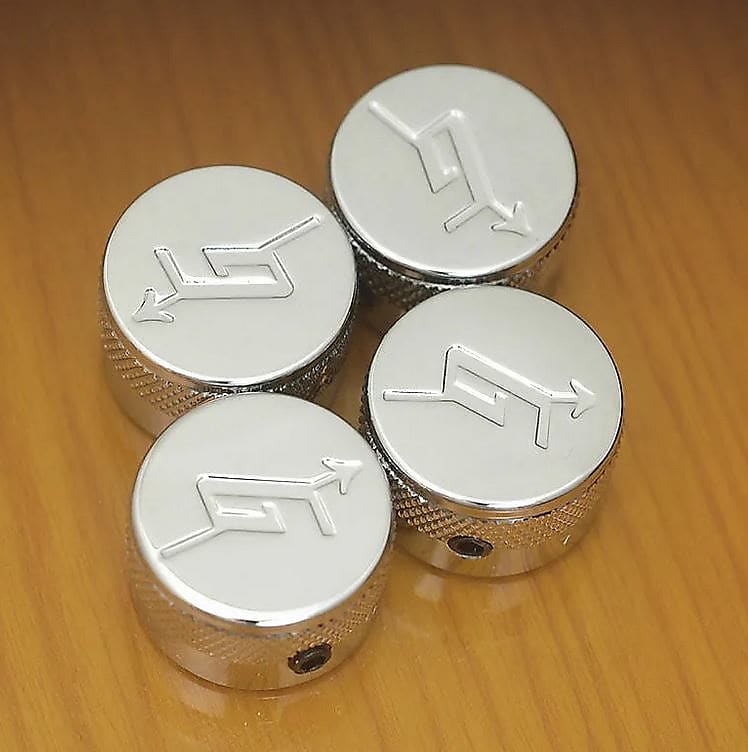 Gretsch Knobs (4) Chrome | Reverb