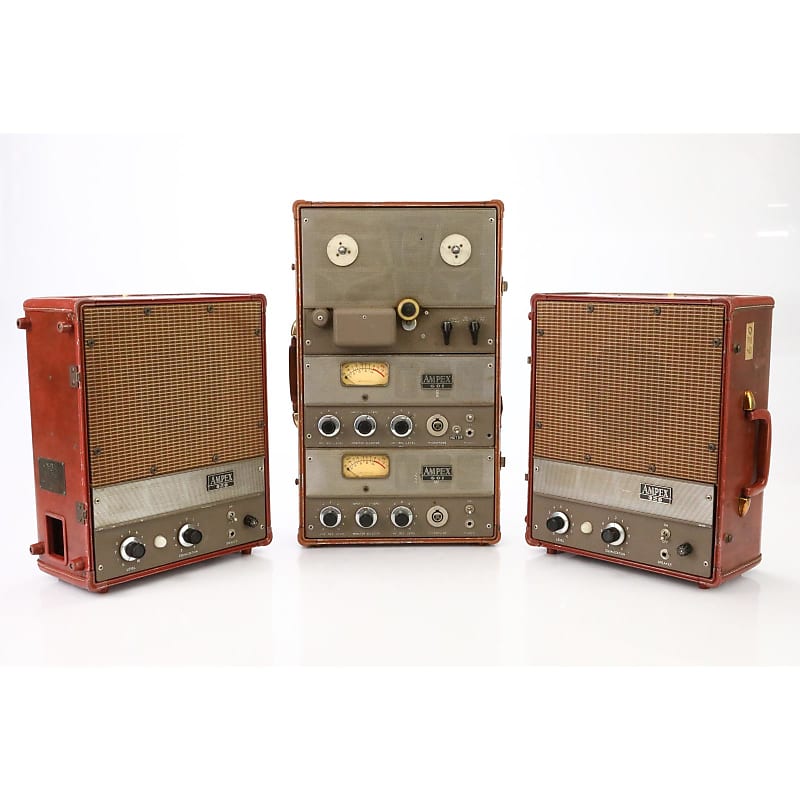 Ampex 601-2 Tube Reel-To-Reel Tape Recorder & 620 Speakers | Reverb
