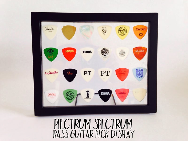 Plectrum Spectrum™ 8" x 10" Rounded Bass Guitar Pick | Reverb UK