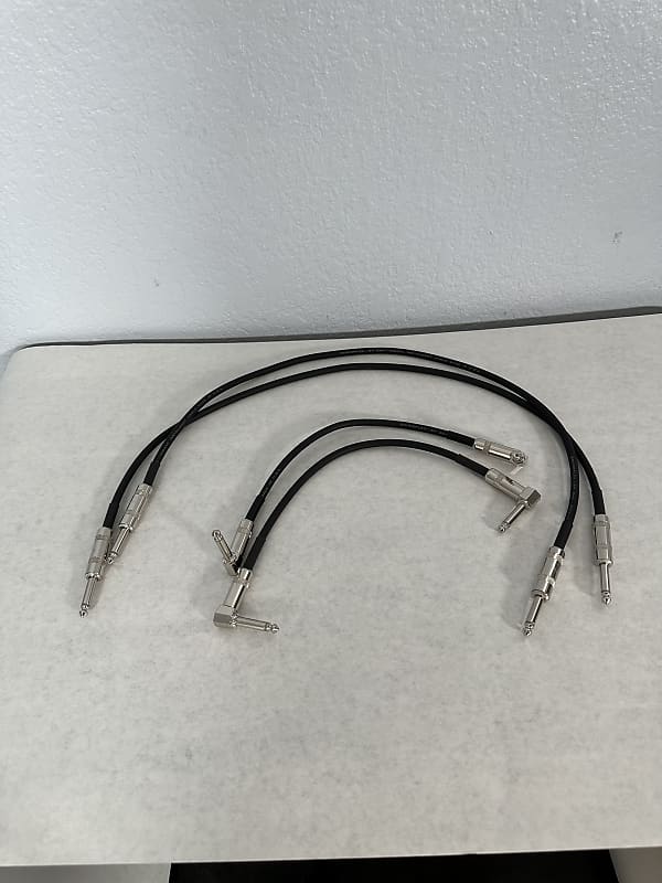 Soundflex by Rapco 1/4" TS - 1/4" TS - angle and straight | Reverb