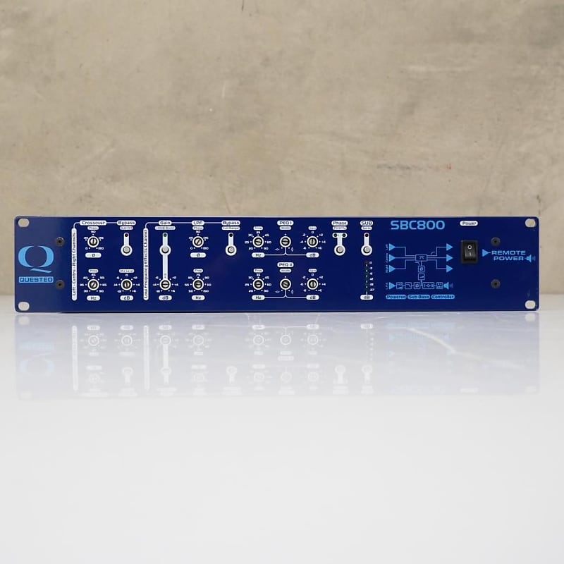 Quested SBC800 Powered Sub Bass Controller Rackmount Power | Reverb