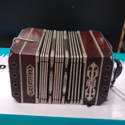 Unknown Button Box Concertina With OHSC | Reverb