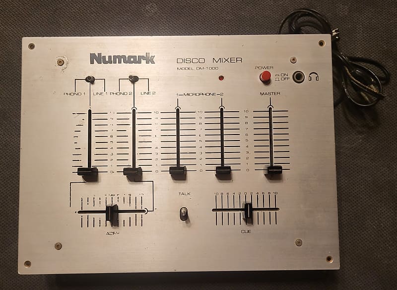 Numark DM-1000 1970s DJ mixer fader | Reverb