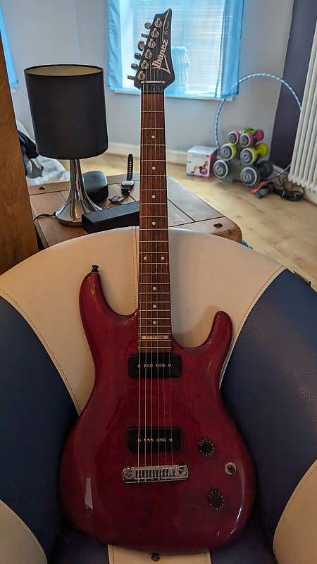 Ibanez JS700 90s - Transparent Red | Reverb