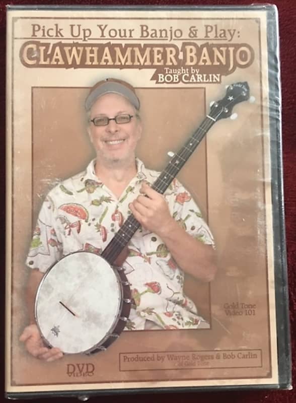 Clawhammer Banjo Bob Carlin (Pick Up Your Banjo & Play) DVD | Reverb