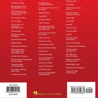 The Easy Christmas Songbook Easy Piano Songbook | Reverb