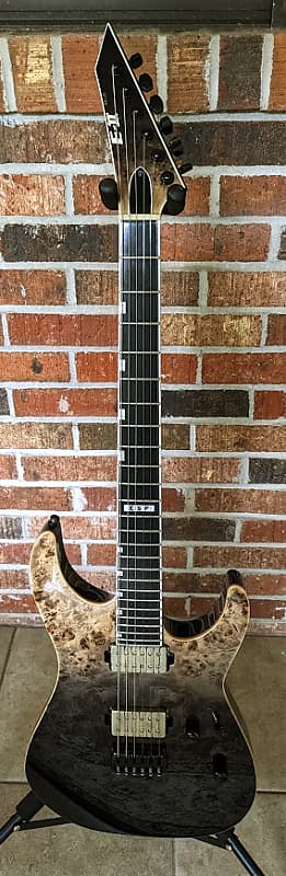 ESP - E-II M-II 2020 - Burled Maple / Blk Natural Fade | Reverb
