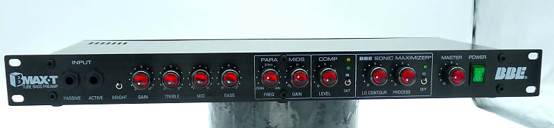 BBE BMAX-T Tube Bass Preamp 2016 Black | Reverb