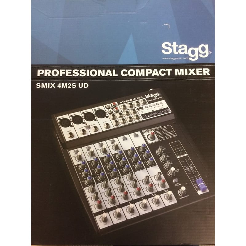 Stagg Professional Compact Mixer SMIX 4M2S UD (Tatty Box) | Reverb