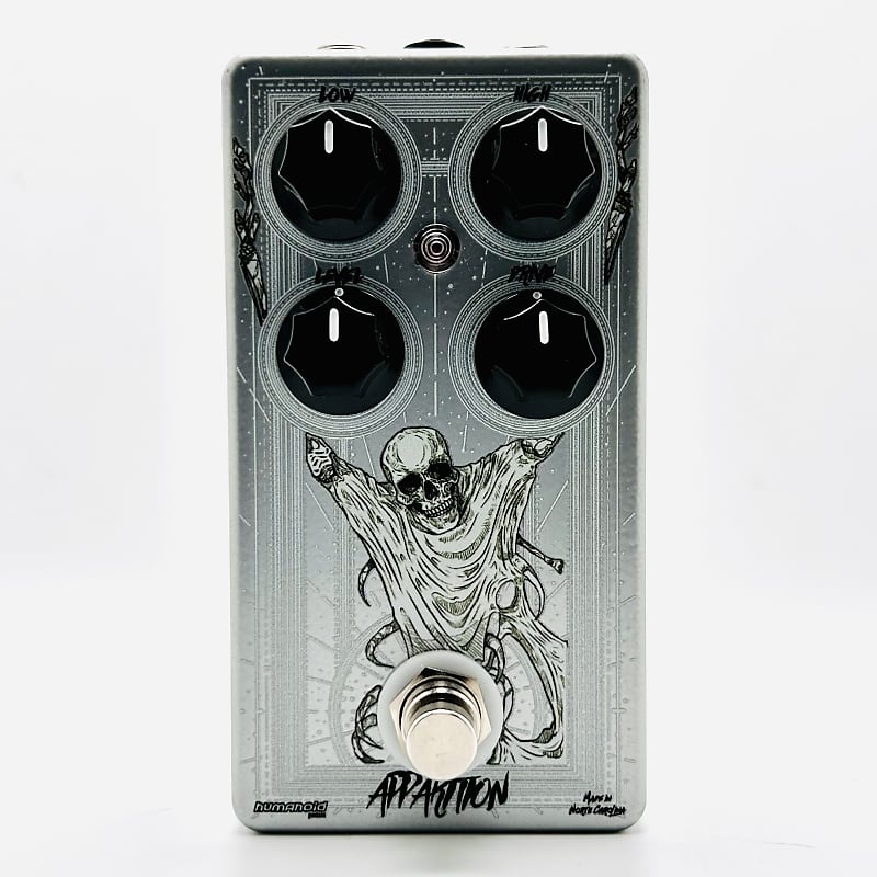 Humanoid Apparition turbo metal distortion pedal - Silver | Reverb