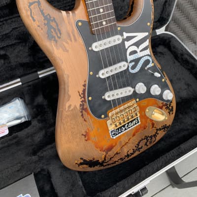 SRV Number One #1 Relic Strat Replica - Custom Licensed & | Reverb