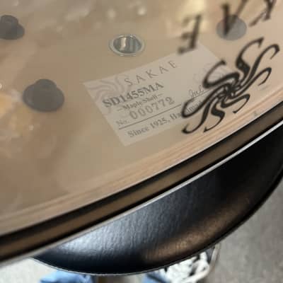 Sakae Maple 5.5x14 Gold Sparkle Snare Drum - Made in Japan | Reverb