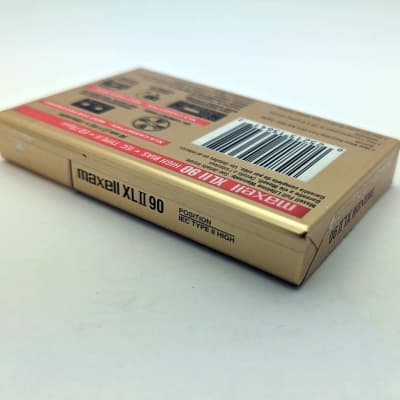 Sealed MAXELL XL II 90 High Bias Black Magnetite Cassette | Reverb