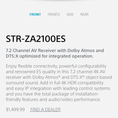 Sony STR-ZA2100ES | Reverb