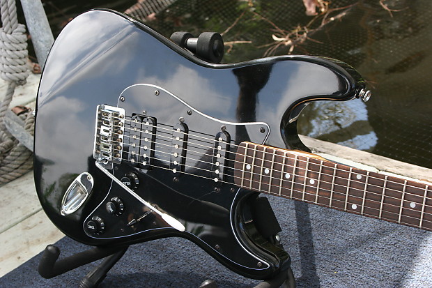 Epiphone FAT-210 Stratocaster 1990s? Black | Reverb