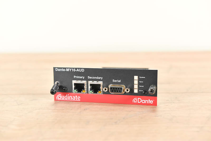 Audinate Dante-MY16-AUD 16-Channel Dante Network I/O Card | Reverb UK