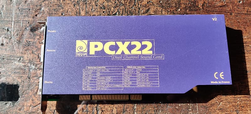 Digigram PCX 22 PCI PROFESSIONAL SOUND CARD | Reverb