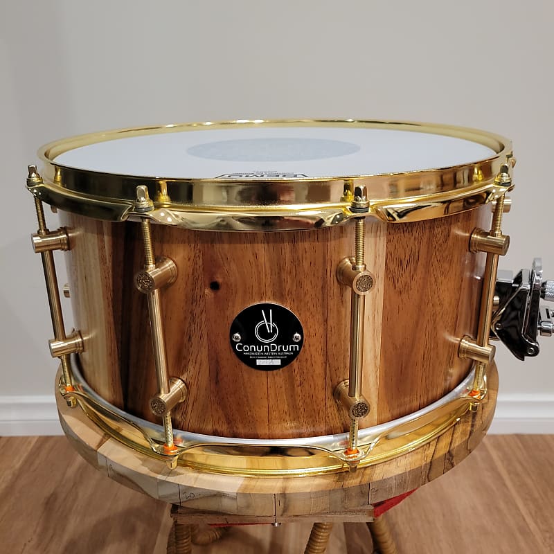 ConunDrum Tasmanian Blackwood Stave Block Snare - (14"x 7" | Reverb