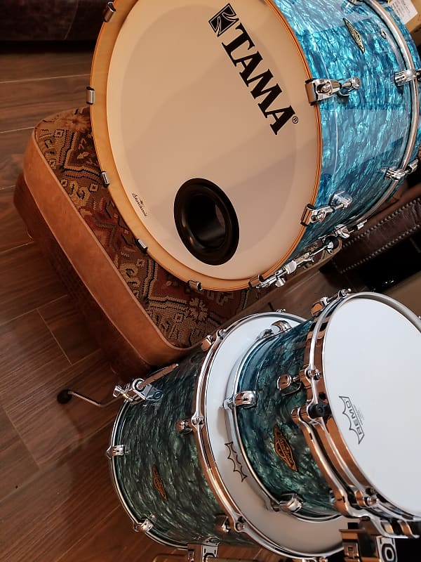 Tama Starclassic W/B Turquoise Pearl 3 Piece Shell Pack | Reverb