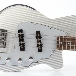 REVEREND Rumblefish Ridged Aluminum Electric Bass Guitar w/ | Reverb