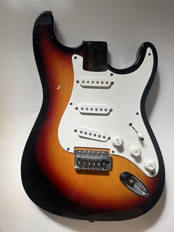 Harmony Stratocaster Body and Neck H80T 1990 - Sunburst | Reverb