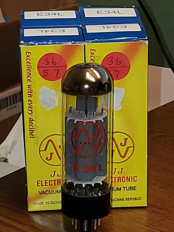 EL34 JJ Matched Quad Strong and Tested | Reverb